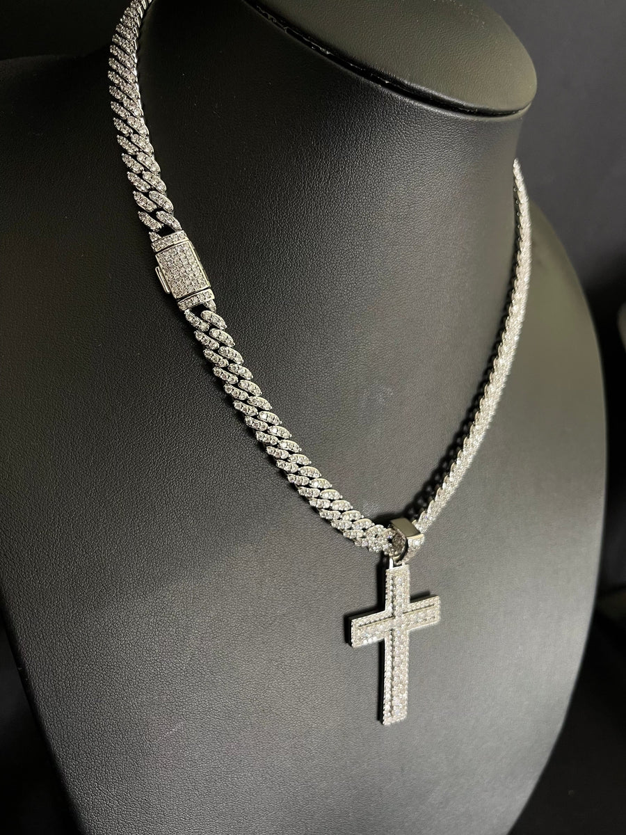 Cuban Cross pendant – icedoutnz